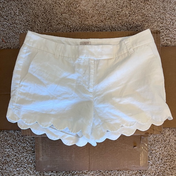 J Crew Scalloped Shorts